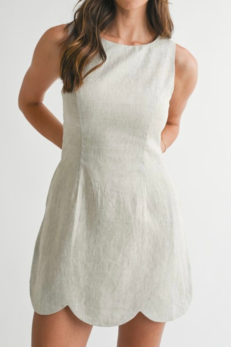 SOLELIA NATURAL LINEN DRESS – Violet Muse Boutique